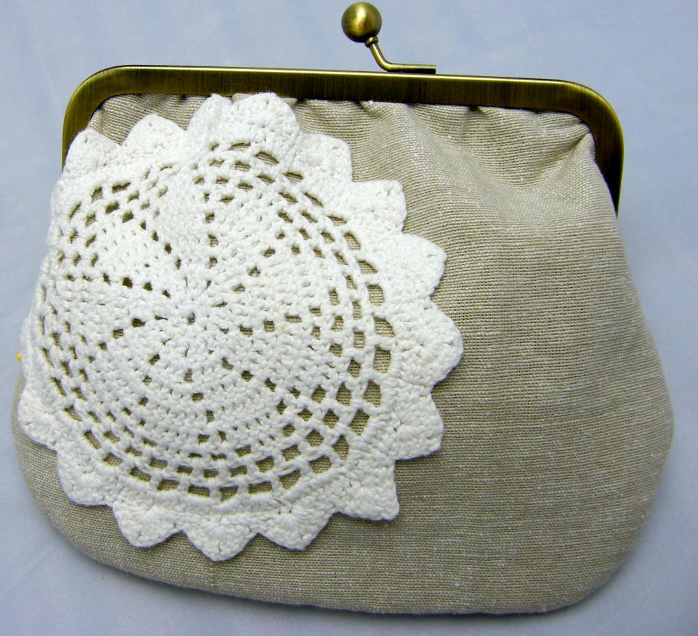 Fabby Purse - Doily on Luulla